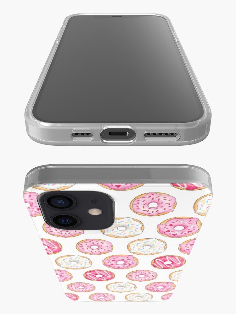 "Pink Iced Donuts Pattern" iPhone Case & Cover by HazelFisher | Redbubble