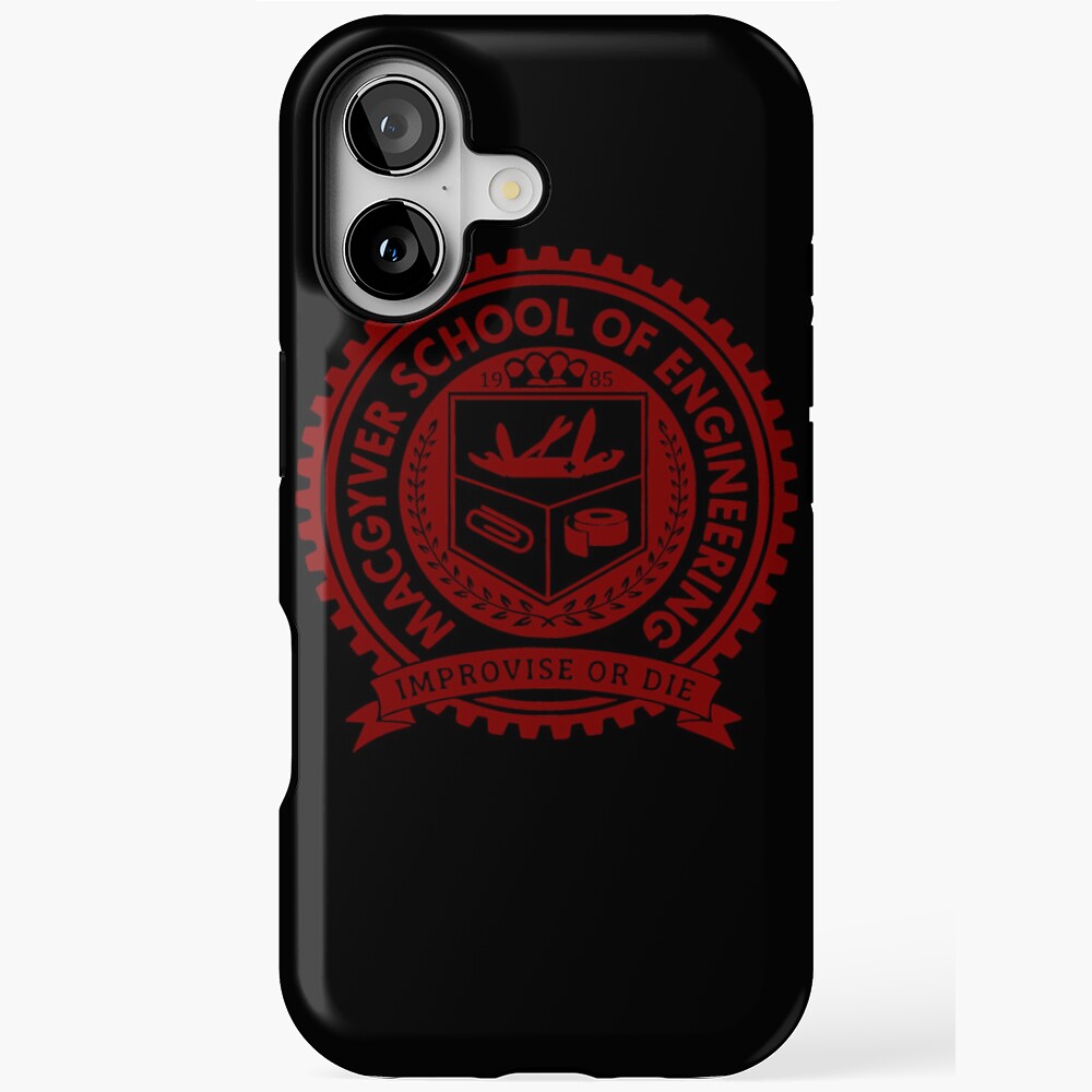 "MacGyver School of Engineering logo vintage" Sticker for Sale by ...