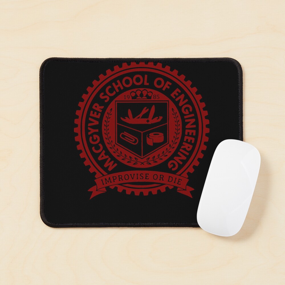 "MacGyver School of Engineering logo vintage" Sticker for Sale by ...