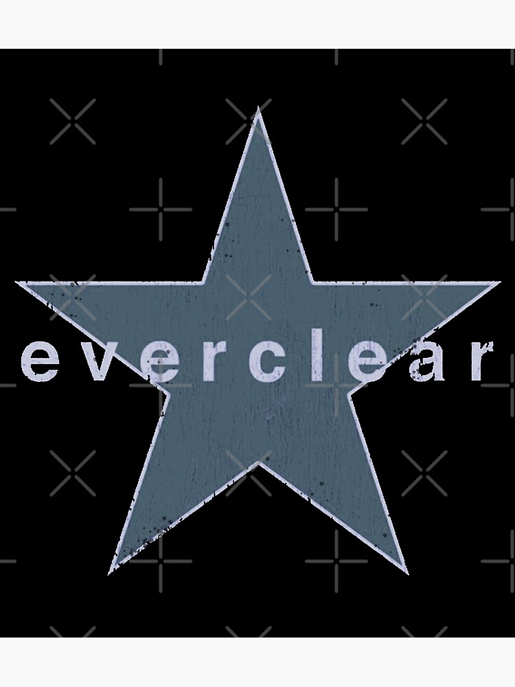 Póster «Everclear: estampado gráfico de estrella erosionado ...