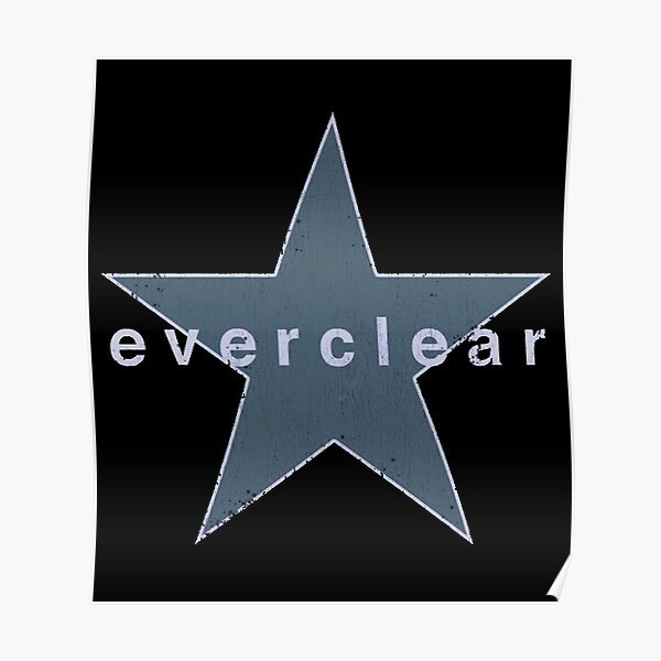 "Everclear - star graphic eroded print, original illustration for the ...
