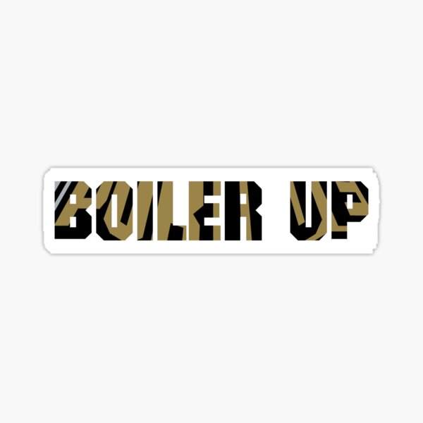 "BOILER UP" Sticker for Sale by thejohnthomas | Redbubble