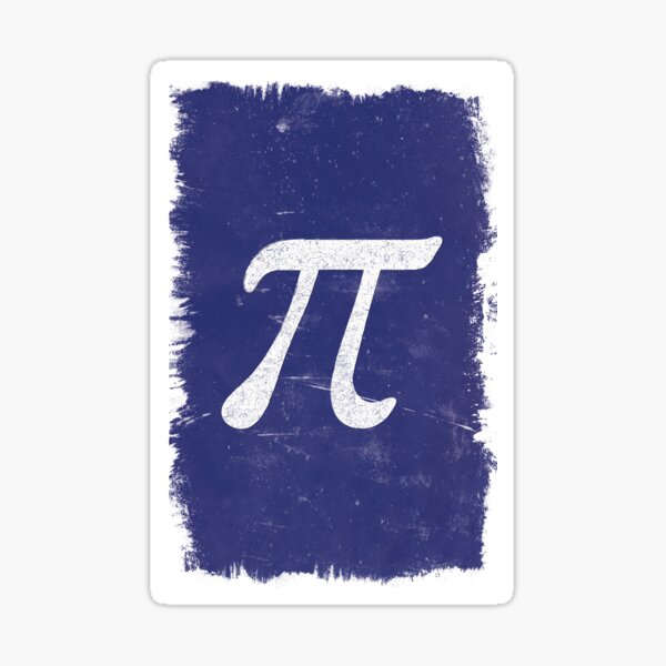"Pi" Sticker by coolmathposters | Redbubble