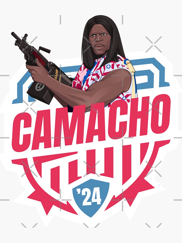 "Camacho '24" Sticker for Sale by Primotees | Redbubble