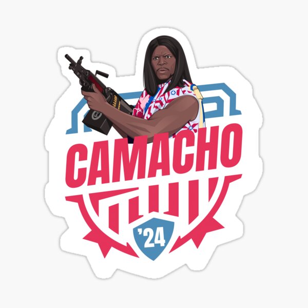"Camacho '24" Sticker for Sale by Primotees | Redbubble