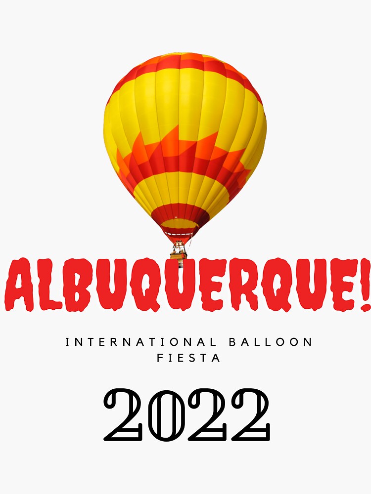 "albuquerque balloon fiesta classic" Sticker for Sale by KushanXs ...