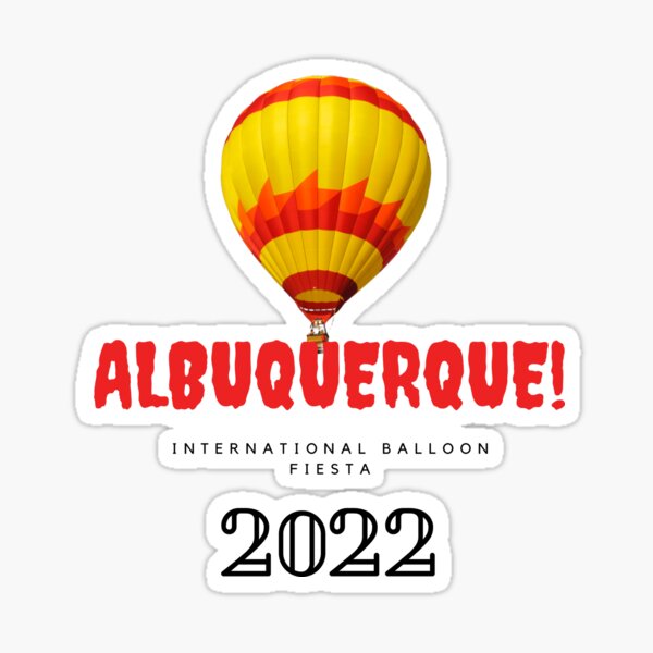 "albuquerque balloon fiesta classic" Sticker for Sale by KushanXs ...
