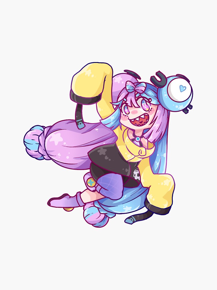 "Iono" Sticker for Sale by ShinytheWolf | Redbubble