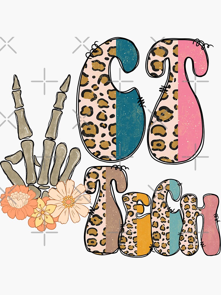 "CT Tech Radiology" Sticker for Sale by dalypdesign | Redbubble