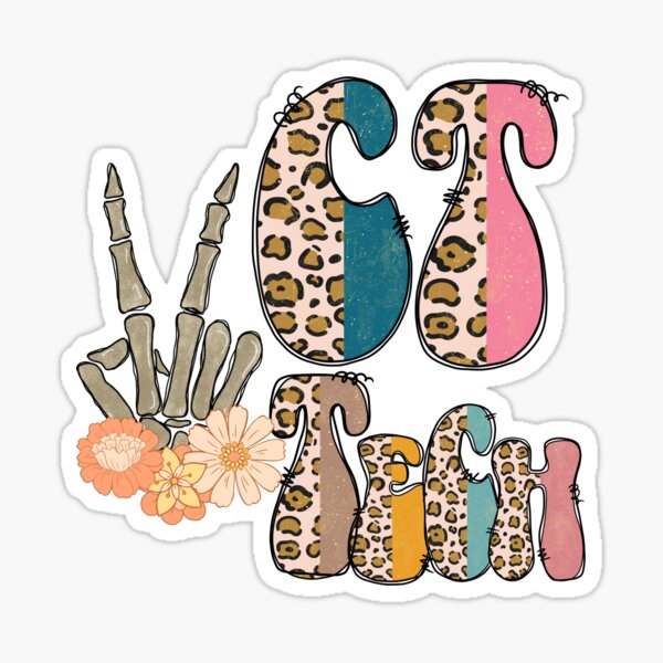 "CT Tech Radiology" Sticker for Sale by dalypdesign | Redbubble