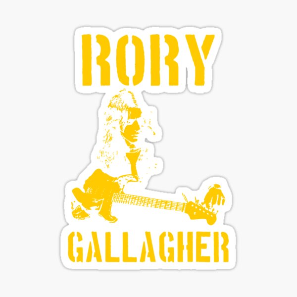 "Lover Gifts Rory Male Gallagher Guitarist Gifts Best Men" Sticker for ...