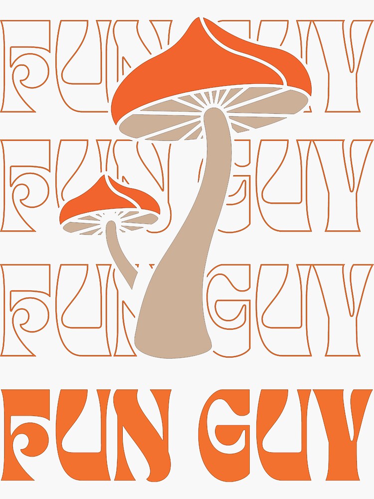 "Fun Guy Fungi" Sticker for Sale by thegayfunguy | Redbubble