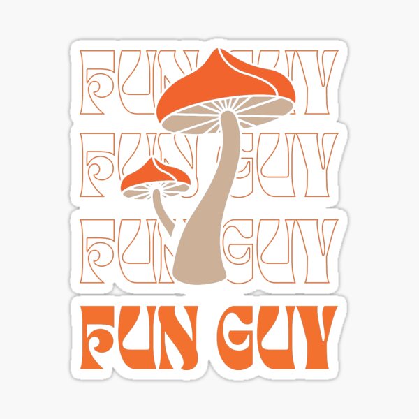 "Fun Guy Fungi" Sticker for Sale by thegayfunguy | Redbubble