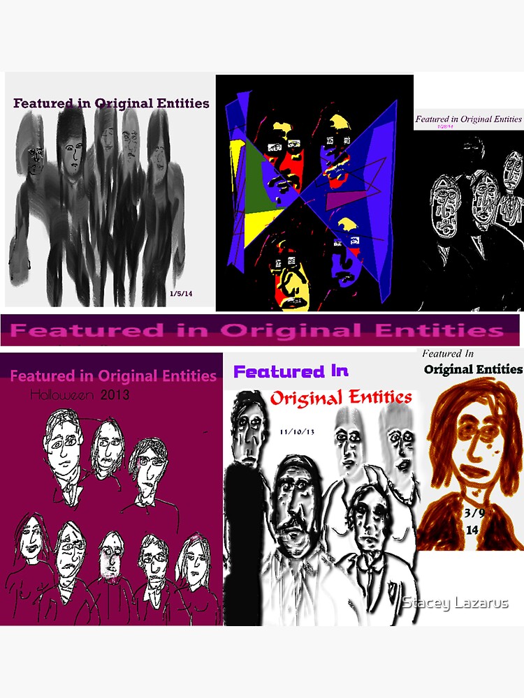 "Original Entities Feature Banner Collection Collage #12" Sticker for ...