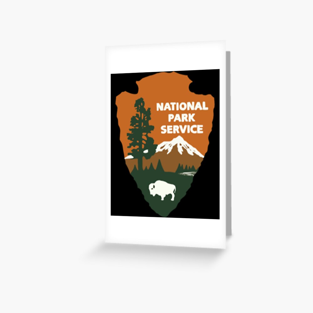 "National Park Service Logo Digital Art " Greeting Card for Sale by ...