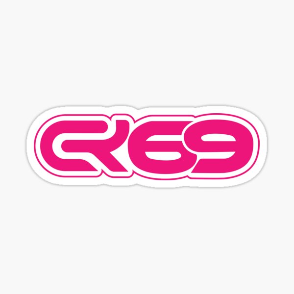 "Chrissy Rouse 69 Pink" Sticker for Sale by TheRacingAddict | Redbubble