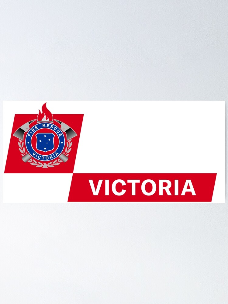 "Fire Rescue Victoria (FRV)" Poster for Sale by Contextman | Redbubble