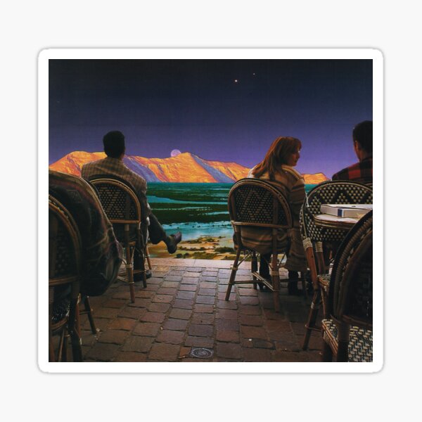 "Surreal Handmade Collage "Contemplation"" Sticker for Sale by Everna ...