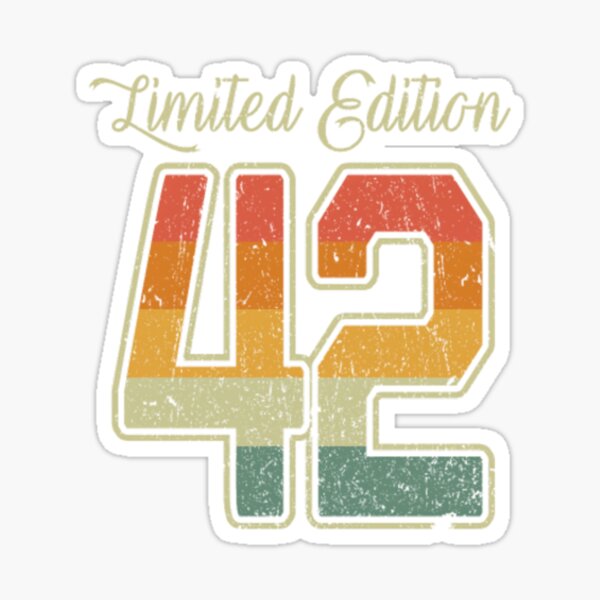 "Retro Limited Edition 80 Vintage 1942" Sticker for Sale by ...