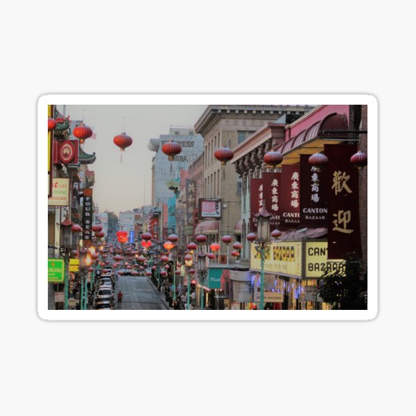 "View of Chinatown" Sticker for Sale by TomikoKH19 | Redbubble