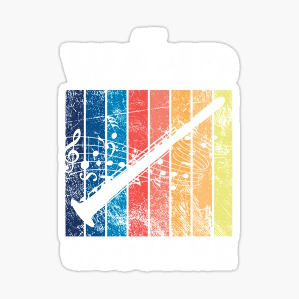"Clarinet Player Clarinet" Sticker for Sale by raybonsavenp | Redbubble