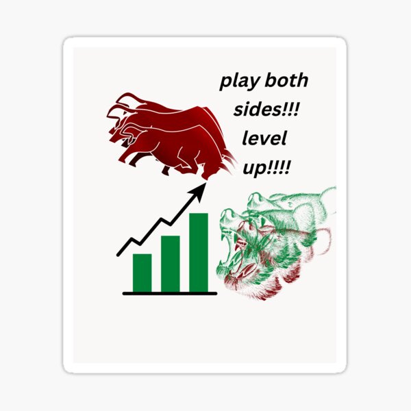 "play both sides " Sticker for Sale by odsnyc | Redbubble