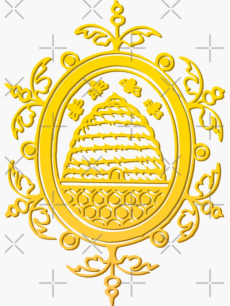 "Beehive Emblem " Sticker for Sale by mothernatural | Redbubble