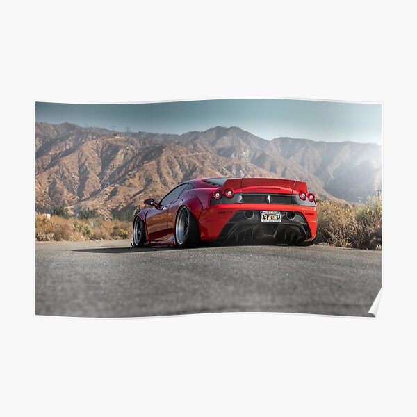 "Ferrari F430 Widebody" Poster for Sale by MikeKuhnRacing | Redbubble