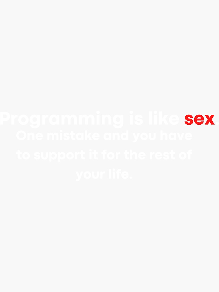 "programming jokes- gift for programmer" Sticker for Sale by Aayushpro ...