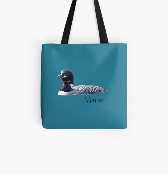 "Maine Loon" Tote Bag for Sale by IMAGESDEZIGNS | Redbubble