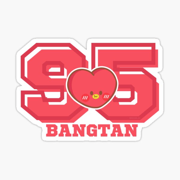 "BTS Baby BT21 Tata Bangtan Jersey -Taehyung bias" Sticker for Sale by ...