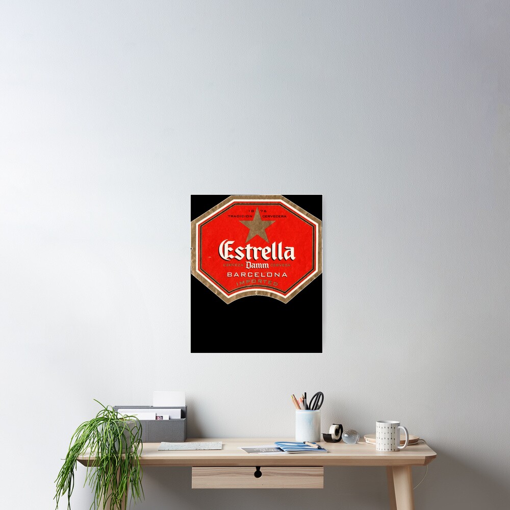 "estrella damn beer logo " Poster for Sale by JasonJohnson3 | Redbubble