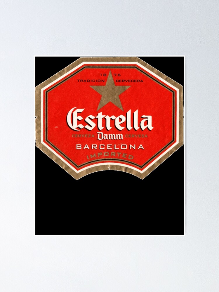 "estrella damn beer logo " Poster for Sale by JasonJohnson3 | Redbubble