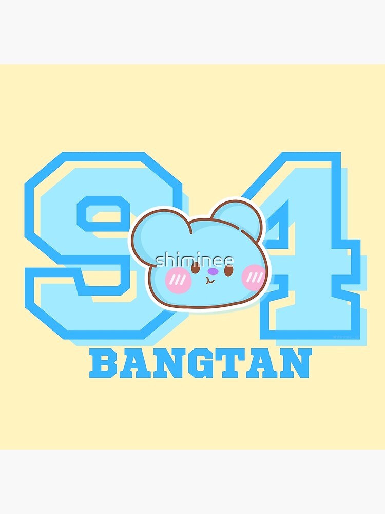 "BTS Baby BT21 Koya Bangtan Jersey - RM bias" Poster for Sale by ...