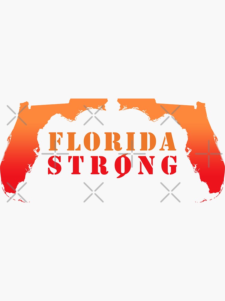 "Florida Strong" Sticker for Sale by JEO-SHOP | Redbubble