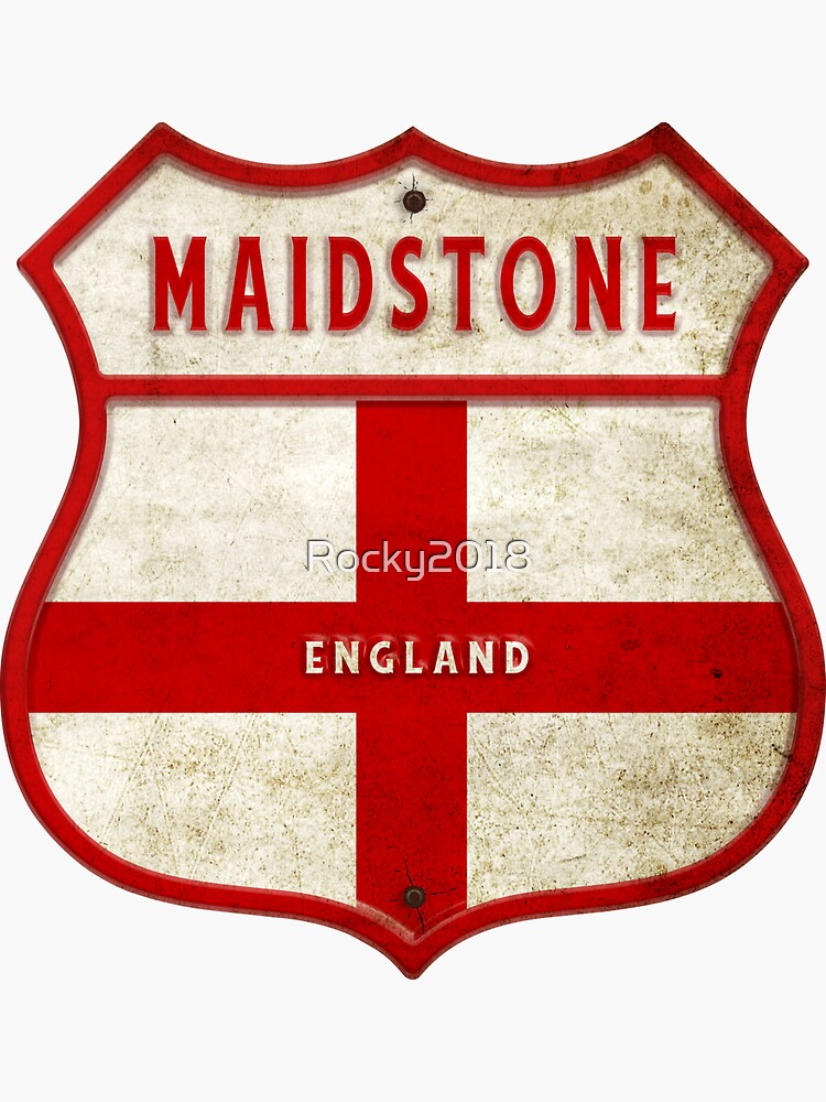 "Maidstone England coat of arms" Sticker for Sale by Rocky2018 | Redbubble