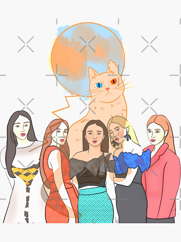 "Active Young Fan Girl Group Funk Hip Hop Red Velvet Queendom Retro ...