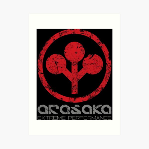 "Distressed Arasaka Corp Logo" Art Print for Sale by MADISONWIESES ...