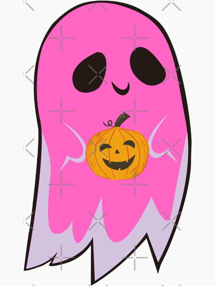 "Pink Ghostface" Sticker for Sale by impossibleARTbg | Redbubble