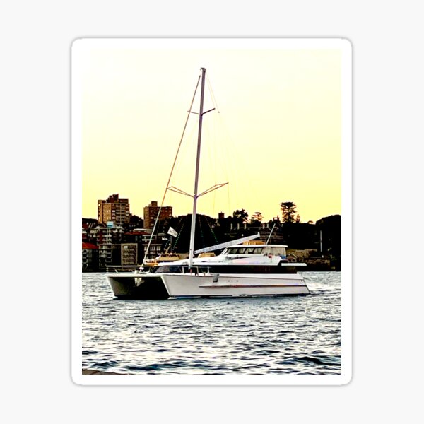 "Sydney Yacht" Sticker for Sale by KazM | Redbubble