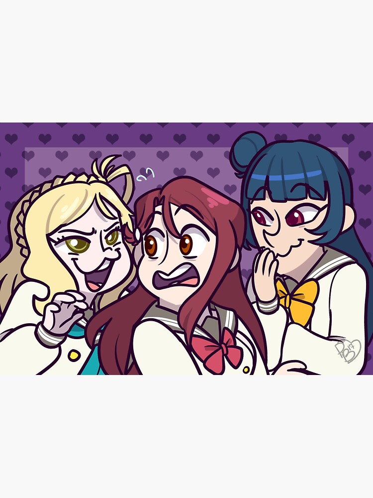 "guilty kiss" Sticker by pastalbird | Redbubble