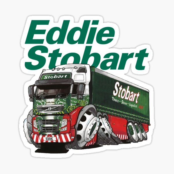 "EDDIE STOBART TRUCK" Sticker for Sale by FernAndFlyShop | Redbubble
