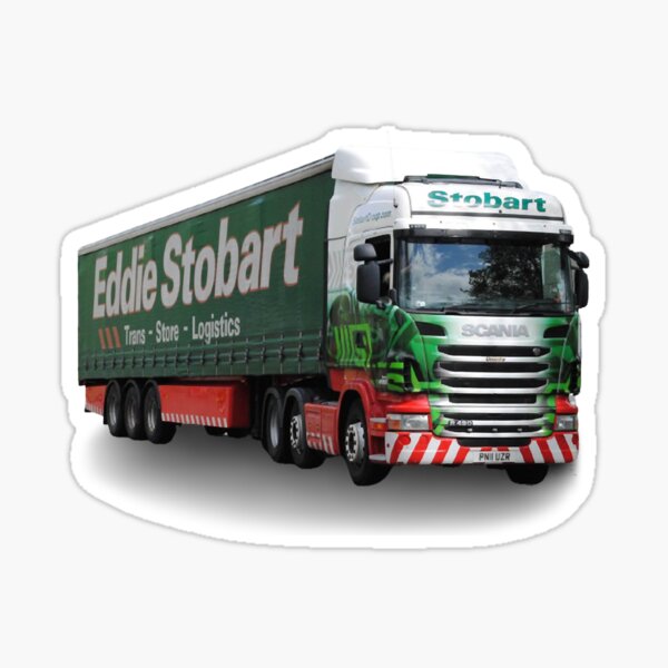 "eddie stobart truck" Sticker for Sale by FernAndFlyShop | Redbubble