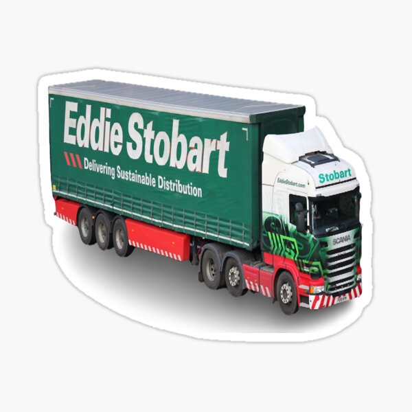 "eddie stobart truck" Sticker for Sale by FernAndFlyShop | Redbubble