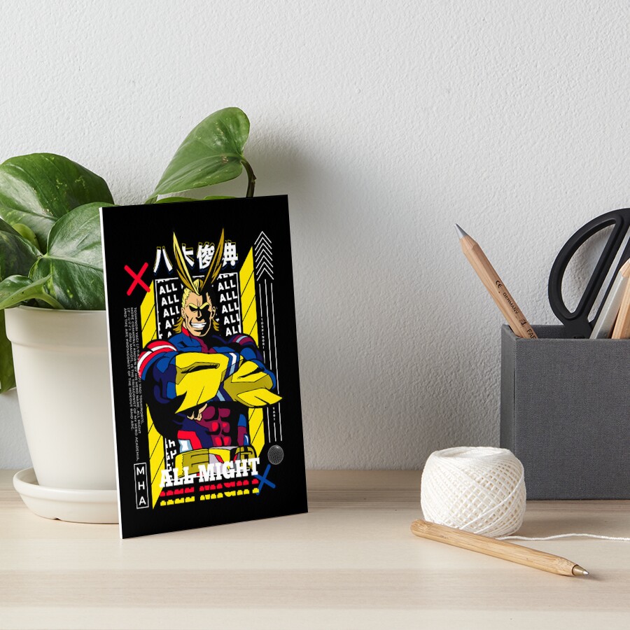 "Plus Ultra - MHA, All Might My Hero Academia " Art Board Print for ...