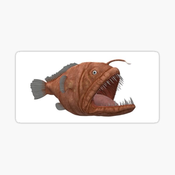 "deep sea fish" Sticker for Sale by cattleyadirenzo | Redbubble
