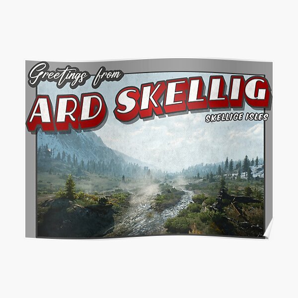 "Kopie des von The Witcher inspirierten 'Greetings Ard Skellig ...