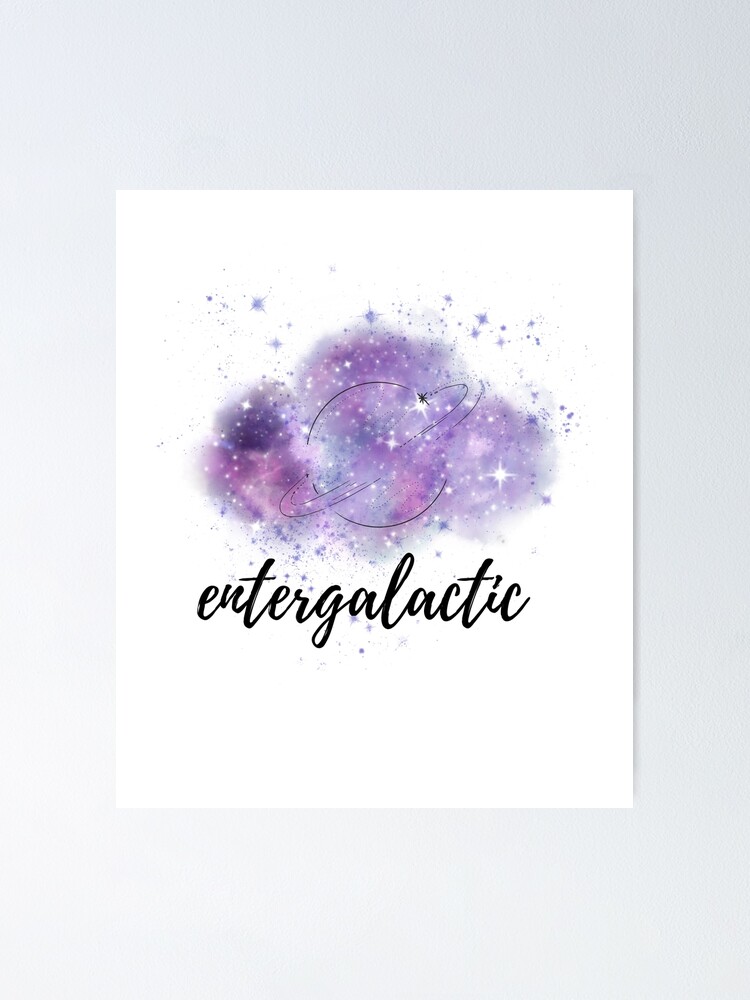 "entergalactic, entergalactic kid cudi album، Sticker " Poster for Sale ...