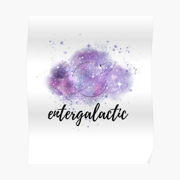 "entergalactic, entergalactic kid cudi album، Sticker " Poster for Sale ...