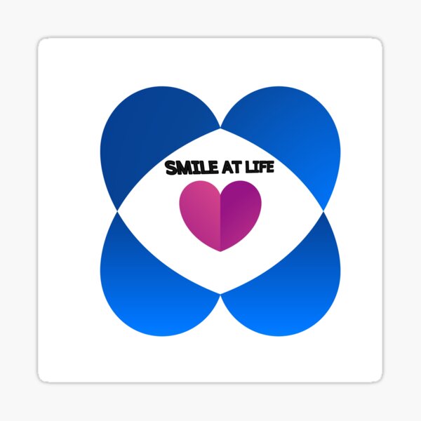 "Items with the Smile For Life logo" Sticker for Sale by Loftystore ...